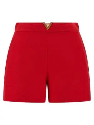 Valentino Garavani Vgold Crêpe Couture Shorts