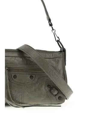 Balenciaga Le City Moto Mini Handbag - Green