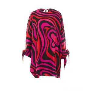 Emilio Pucci Marmo Print Silk Dress - Multicolor