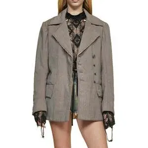 MAISON MARGIELA Wool Blazer - Brown