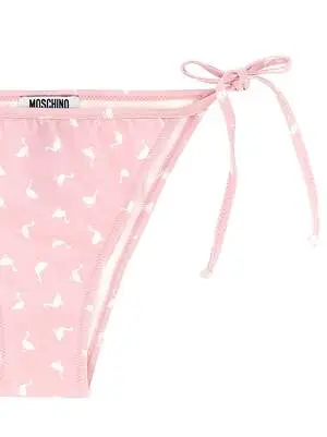 Moschino Goose Print Triangle Bikini