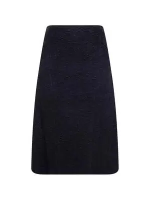Dries Van Noten Textured Long Skirt