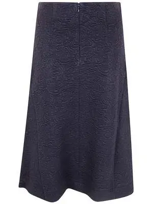 Dries Van Noten Textured Long Skirt