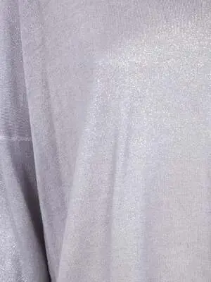 Avant Toi Hand-painted Laminated V-neck Pullover