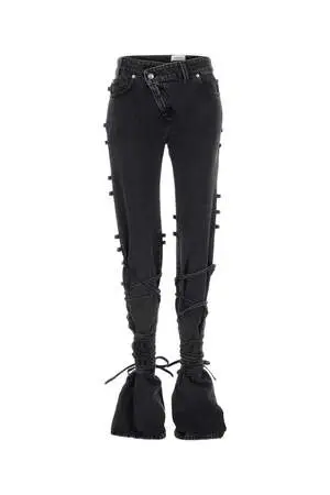 Alexander McQueen Wash Denim Jeans - Black