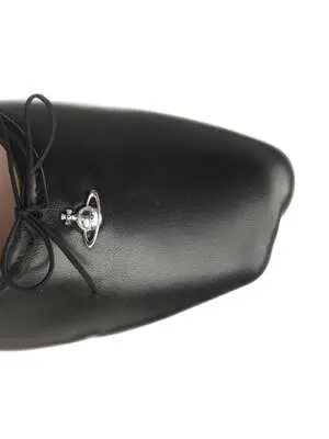 VIVIENNE WESTWOOD Rudolph Ballerina Flats With Orb Bow Detail