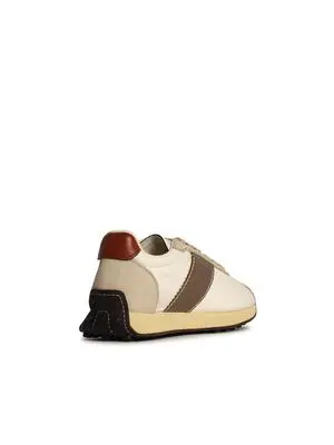 TOD'S Leather Blend Sneakers - Cream