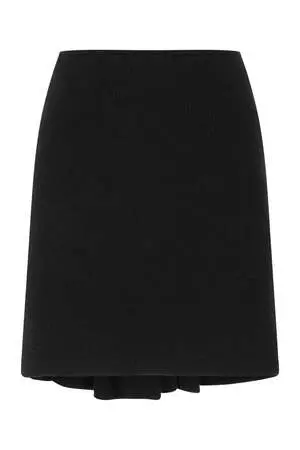 Bottega Veneta Wool Blend Skirt - Black