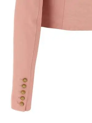 Balmain Testa Di Leone Bolero Blazer - Pink