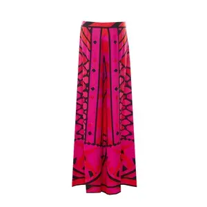 Emilio Pucci Vivara Print Silk Pants