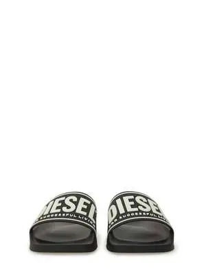 DIESEL® Mayemi Slide Sandals - Black