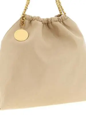 Stella McCartney Falabella Drawstring Shoulder Bag - Cream
