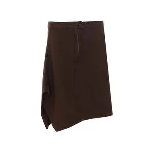 LEMAIRE Asymmetrical A-line Skirt - Brown