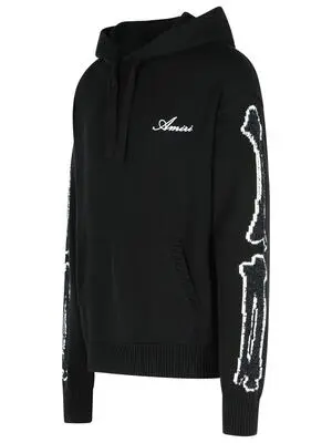 Amiri Bones Cotton Sweater - Black