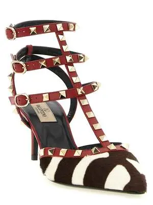 Valentino Garavani Rockstud Pumps With Animal Print - Multicolor