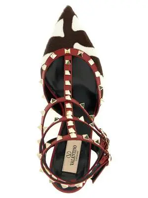 Valentino Garavani Rockstud Pumps With Animal Print - Multicolor