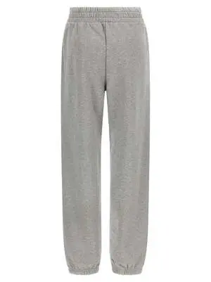 Off-White Joggers With Logo Embroidery - Gray