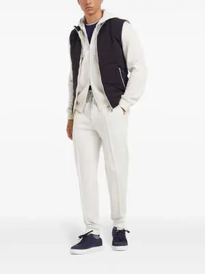 Brunello Cucinelli Linen Pinstriped Twill Pants - Multicolor