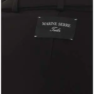 MARINE SERRE Belted High-waist Shorts