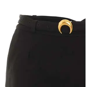MARINE SERRE Belted High-waist Shorts