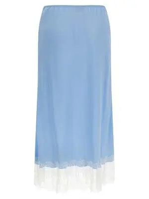Moschino Midi Skirt With Lace Insert