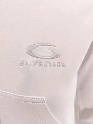 Balenciaga Cotton Hooded Sweatshirt - Multicolor