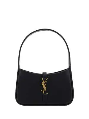 Saint Laurent Mini Hobo Shoulder Bag - Black