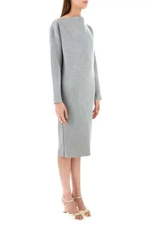 Gucci Stretch Wool Blend Dress - Gray