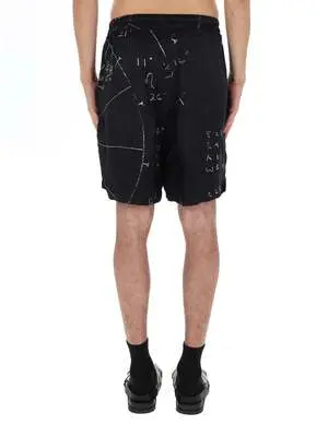 Rick Owens Boxer Shorts With Graphic Print