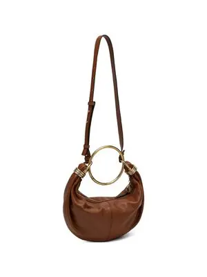 Chloé Leather Bracelet Bag With Hoop Handle