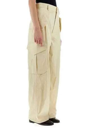 Bottega Veneta Cotton Blend Cargo Pant