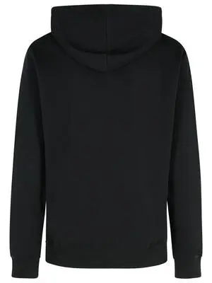 Balmain Cotton Logo Hoodie - Black