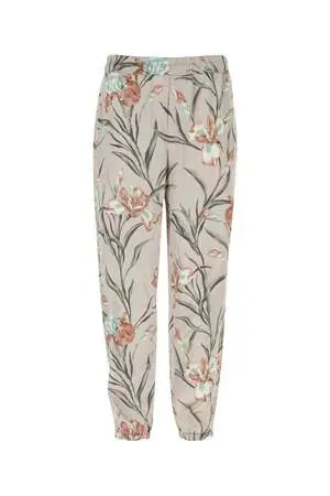Saint Laurent Printed Satin Pant