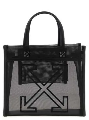 Off-white Embroidered Totes