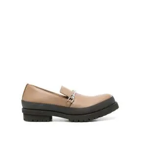 Stella McCartney Trace Alter Sporty Loafers With Curb Chain