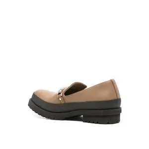 Stella McCartney Trace Alter Sporty Loafers With Curb Chain