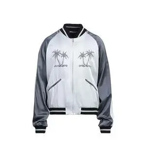 Palm Angels Palms Souvenir" Bomber Jacket - Gray