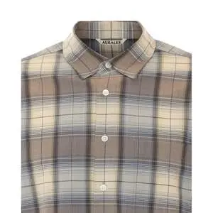 Auralee Super Light Check Shirt