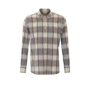 Auralee Super Light Check Shirt - Gray