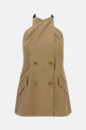 Max Mara Muraghe Gilet Double-breasted Virgin Wool And Silk Vest - Multicolor