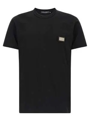 Dolce & Gabbana Logo Plate T-shirt - Black