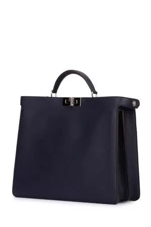 Fendi Borsa Leather Top Handle Bag - Multicolor