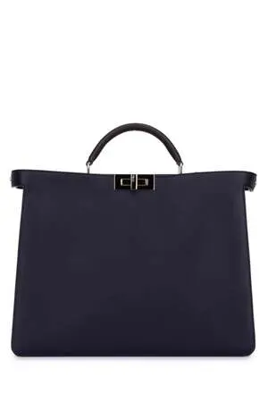 Fendi Borsa Leather Top Handle Bag - Multicolor