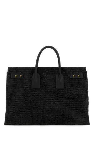 Saint Laurent Raffia Medium Sac De Jour Shopping Bag