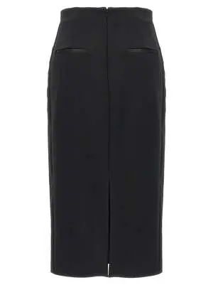 Max Mara Pece Midi Skirt - Black