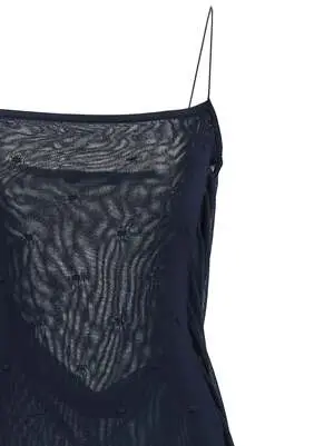 Jacquemus La Robe Maille Plumetis Maxi Dress - Blue