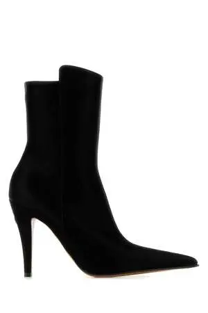 Alexander McQueen Fabric Birdee Ankle Boots - Black