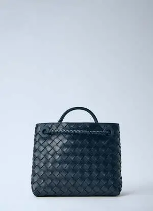 Bottega Veneta Medium Andiamo Handbag - Blue