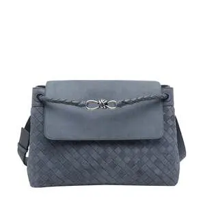 Bottega Veneta Andiamo Messenger Bag - Gray