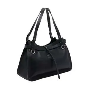 Miu Miu Logo Shoulder Bag - Black